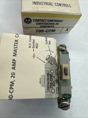 Allen-Bradley 20A 600V Contact Cartridge 700-CPM 20A | eBay