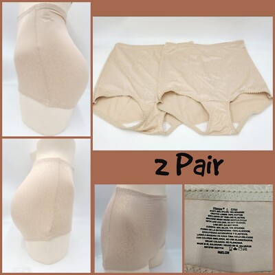 Hanes Shaper Brief 2-Pack Light Control Shapewear Tummy Panel ...