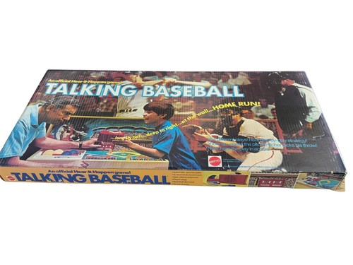 Vintage Talking Baseball Game 1971 Mattel Hear It Happen Complete Rare ...