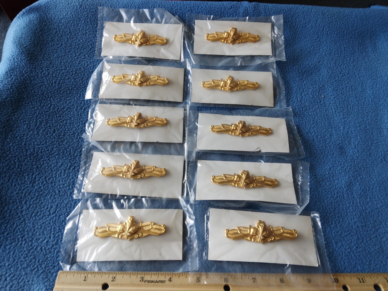 LOT OF 10 - US Navy Officer Surface Warfare Supply Pins Badges H24N ...