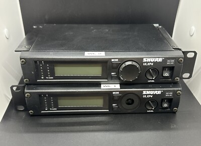 *Lot of 2* Shure ULXP4 Professional Wireless Receiver 662-698 MHz-M1 w ...