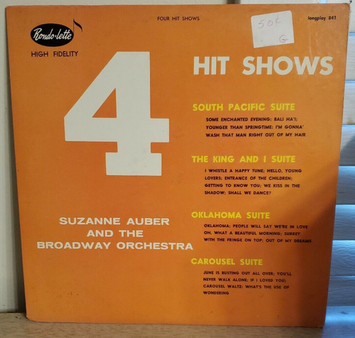 Suzanne Auber And The Broadway Orchestra - LP - 841 | eBay
