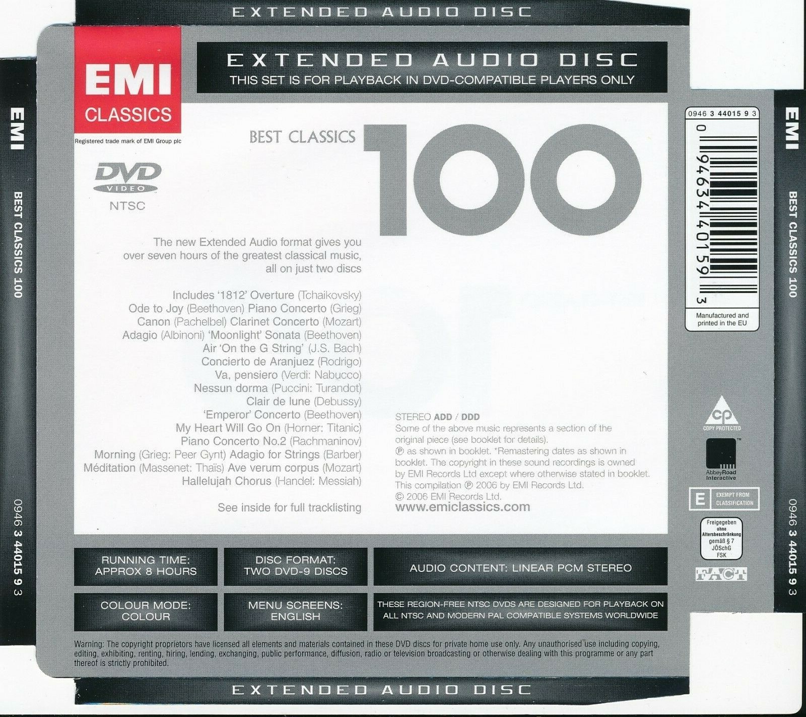 100 Best Classical Music - 7 Hours of Classics - Extended Audio Disc 2 ...