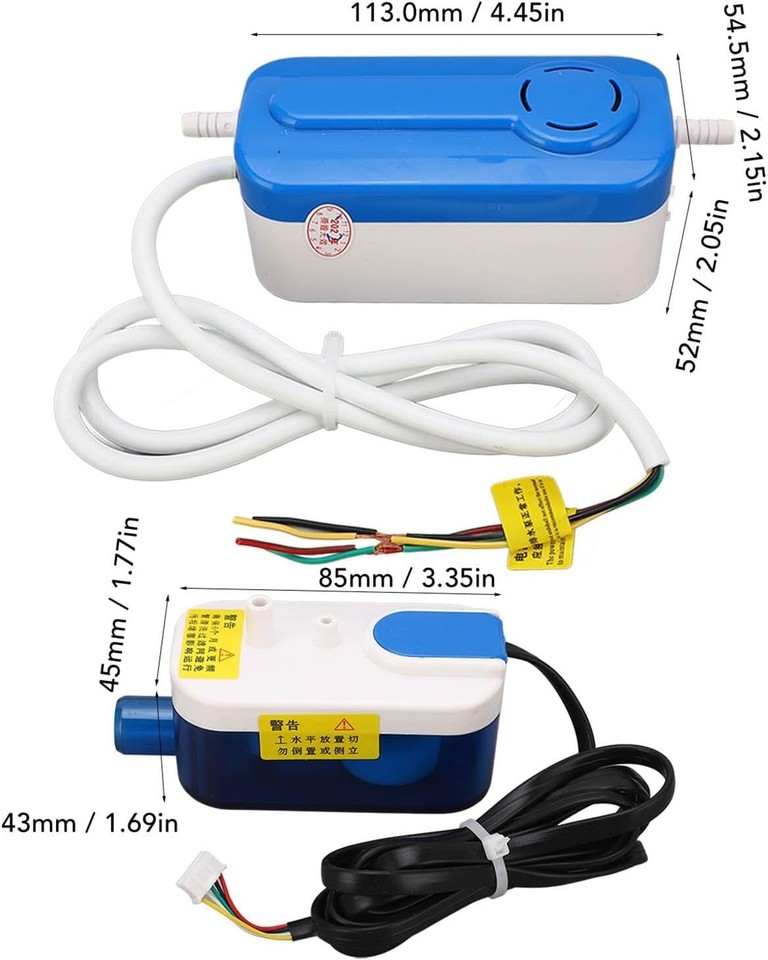 Automatic Mini Split AC Condensate Pump Condensation Removal For Air ...