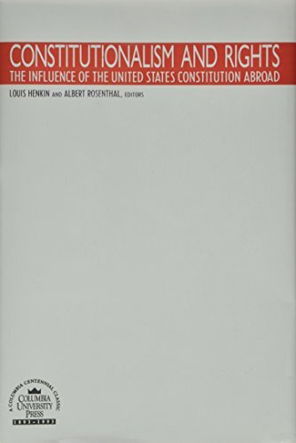 Louis Henkin Constitutionalism and Rights (Relié) | eBay