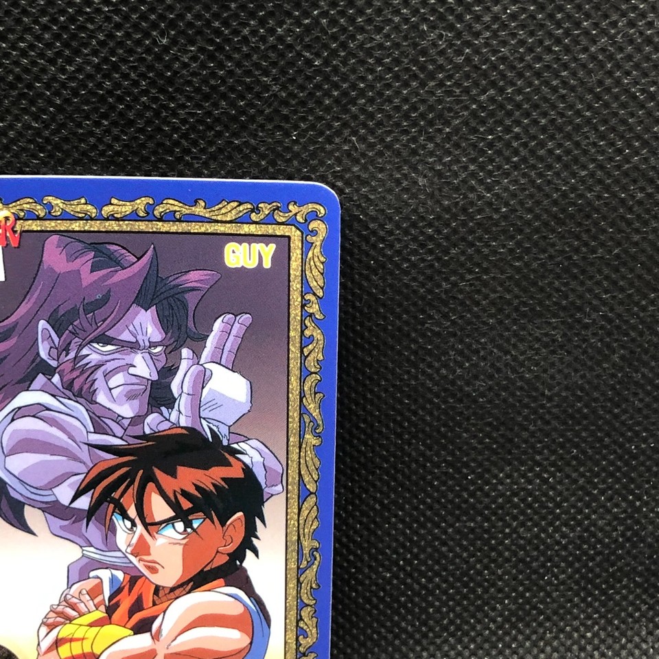 Guy Street Fighter Ⅱ Zero Capcom Bandai Card No.22 1996 vintage Japan F ...