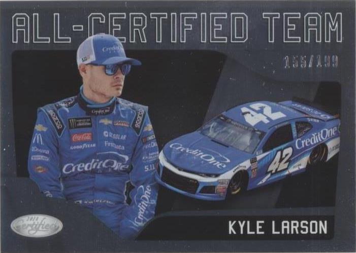 2018 Panini Certified - All-Certified Team Kyle Larson #ACT12 /199 for ...
