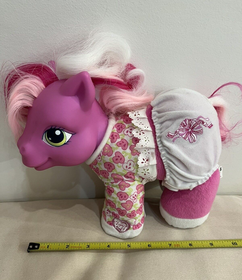 My Little Pony Hasbro 2003 G3 Soft Pony Pretty Powder Plush Works ...