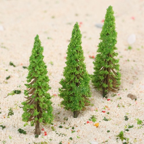 50Pcs Model Pagoda Trees Train Park Trees For Scale 1:100 Railway ...
