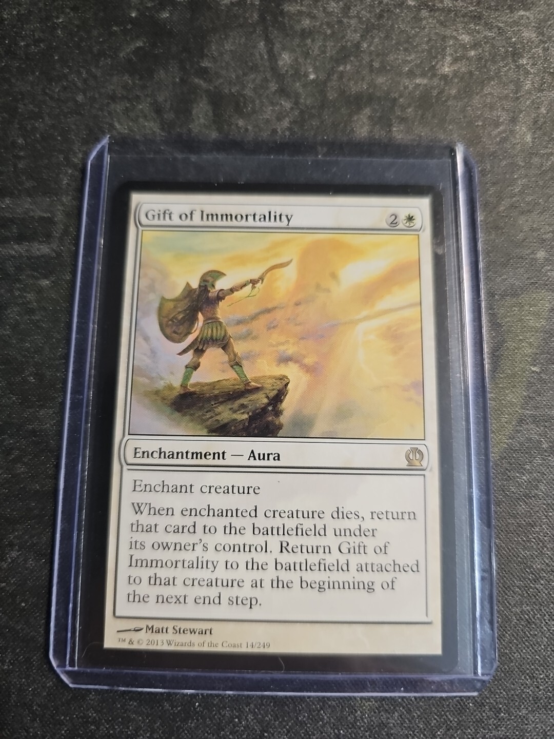 MTG Gift of Immortality Theros 14/249 Regular Rare | eBay