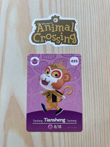 Tiansheng #435 Animal Crossing Amiibo Card Authentic Series 5 MINT ...