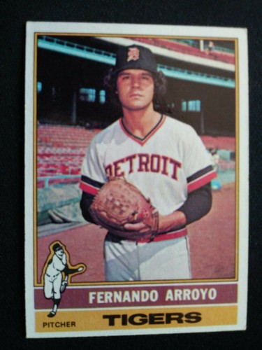 1976 Topps Baseball Card # 614 Fernando Arroyo RC - Detroit Tigers | eBay