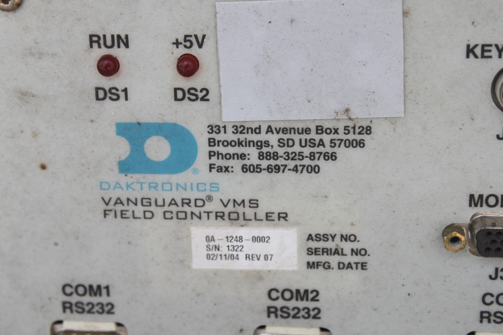 DAKTRONICS 0A-1248-0002 VANGUARD VMS FIELD CONTROLLER LL-2542 | eBay