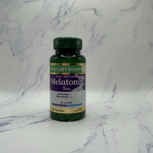 Nature's Bounty Dual Spectrum Melatonin 5 mg 60 Tablets | eBay