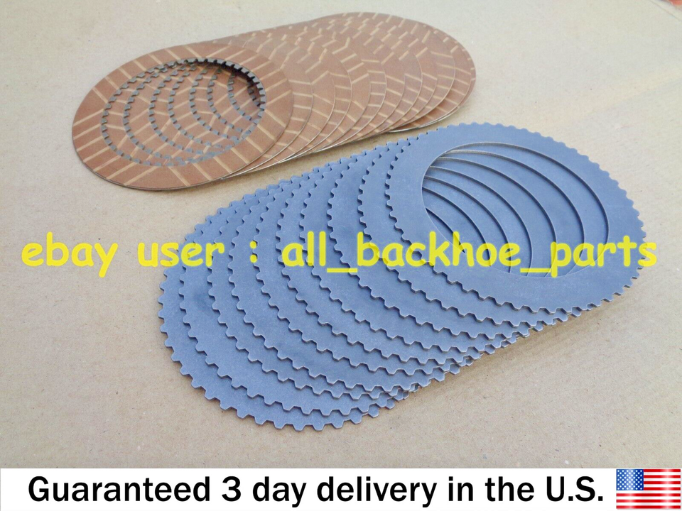 JCB BACKHOE - TRANSMISSION FRICTION & COUNTER PLATES 12+10 (445/03205 ...