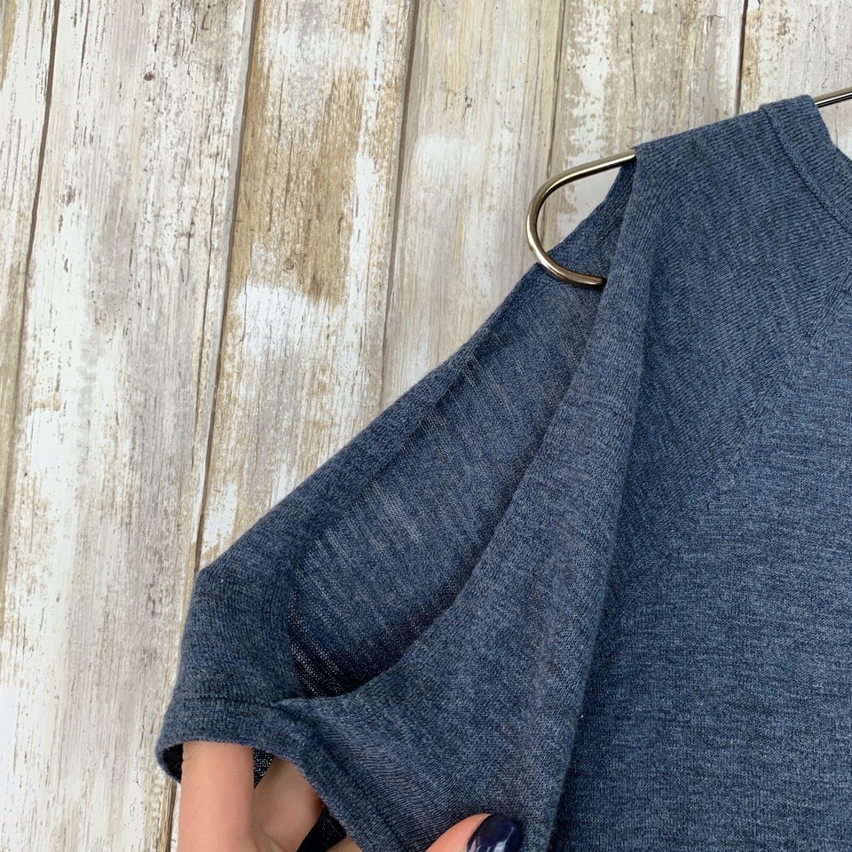 360 Sweater Blue Roza Cold Shoulder Tee Shirt Top S Small NWT $143 | eBay