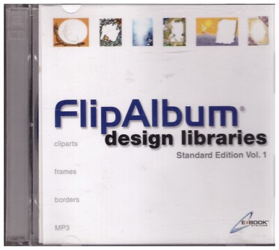 Flipalbum Design Liabraries [CD-ROM] 2 Disc Set / Cliparts,Frames ...