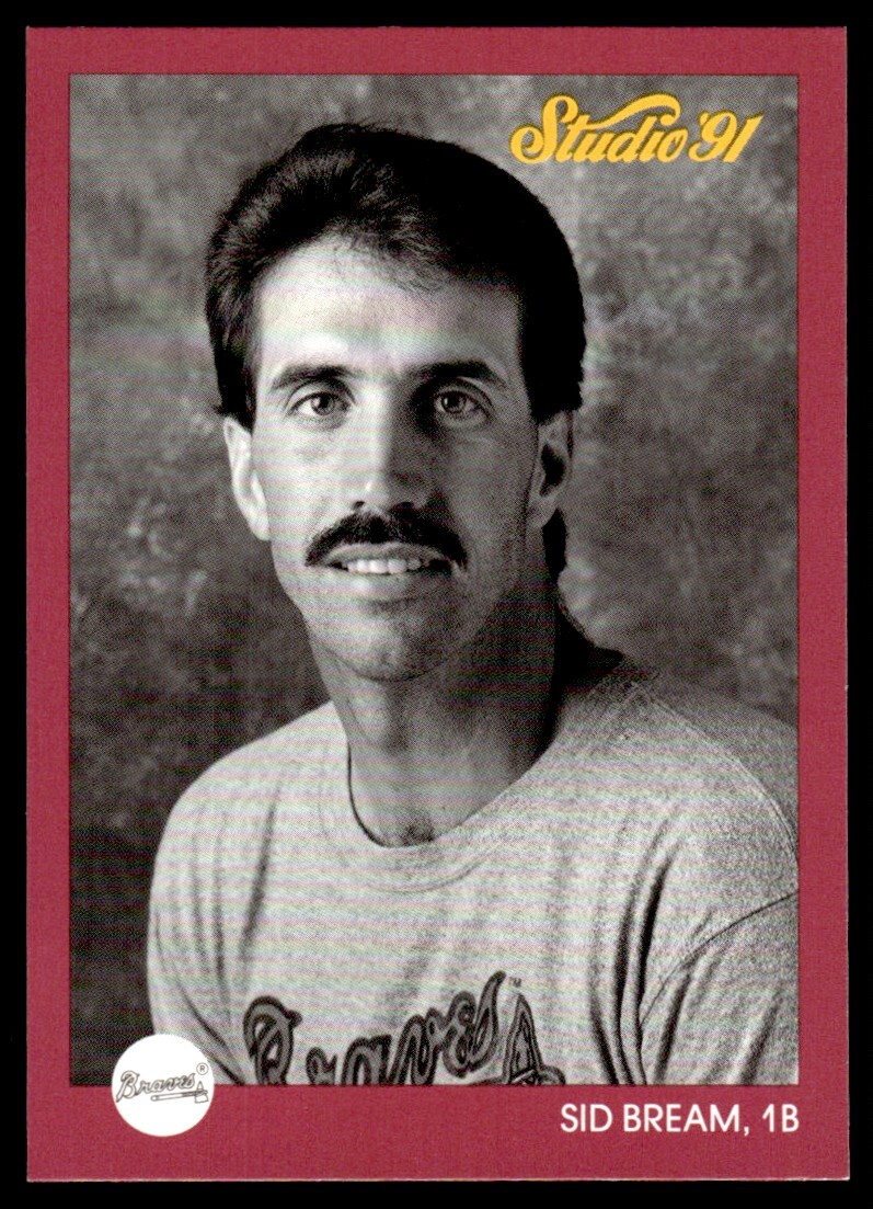 1991 Studio Sid Bream Atlanta Braves #142 | eBay