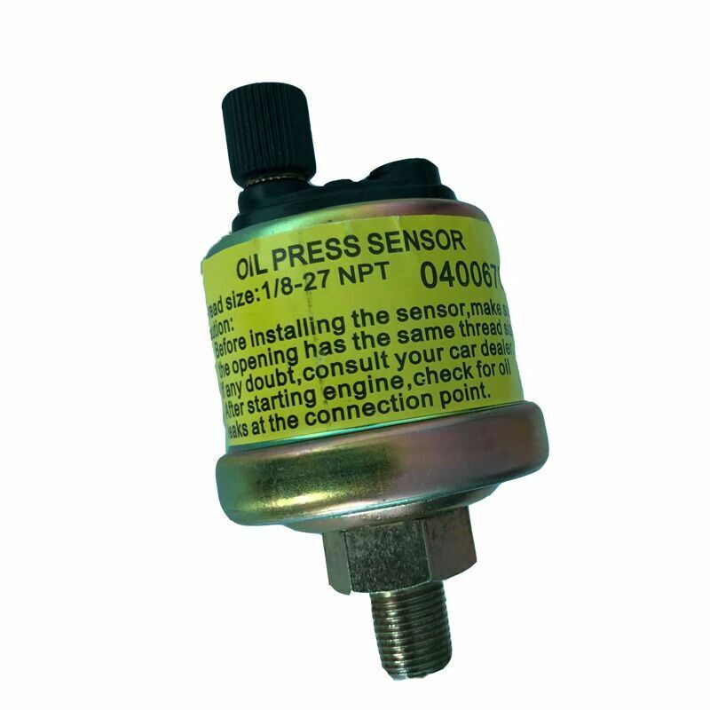 Blue Digital LED Readout Electronic Oil Pressure Gauge w/ Warning Light ...