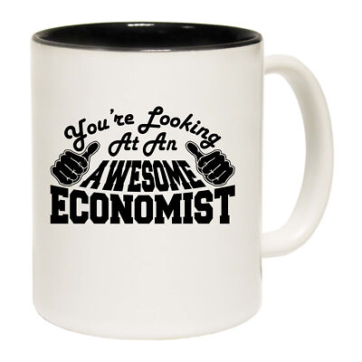 Youre Looking At An Awesome Economist GIFT BOXED Funny Mugs Novelty ...