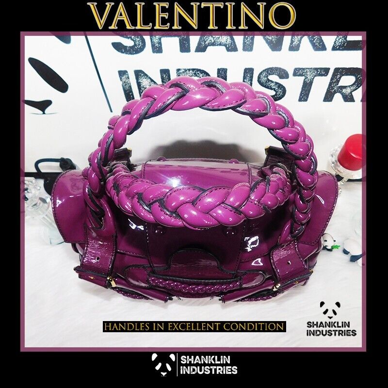 🤍🐼VALENTINO GARAVANI🐼🤍 Plum Purple Patent Leather 🤍🐼VALENTINO GARAVANI🐼🤍 Plum Purple Patent Leather