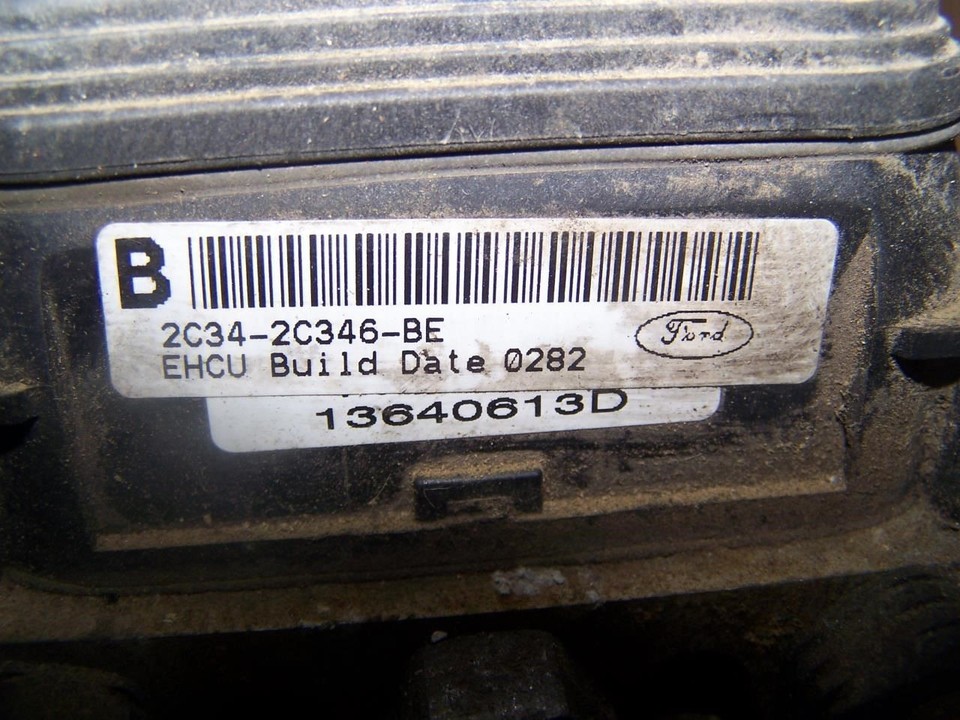 02-04 F250SD F350SD ANTI-LOCK BRAKE ABS PUMP ASSM 4X4 4 WHEEL ABS 2C34 ...