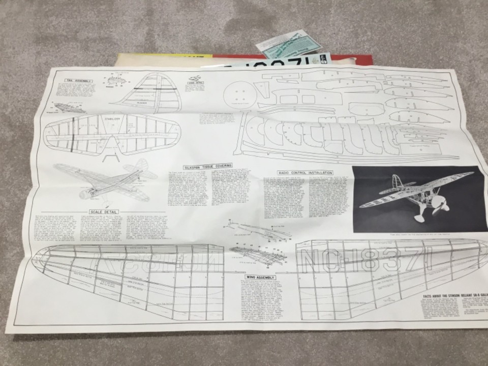 Sterling Models Stinson Reliant Kit | eBay UK