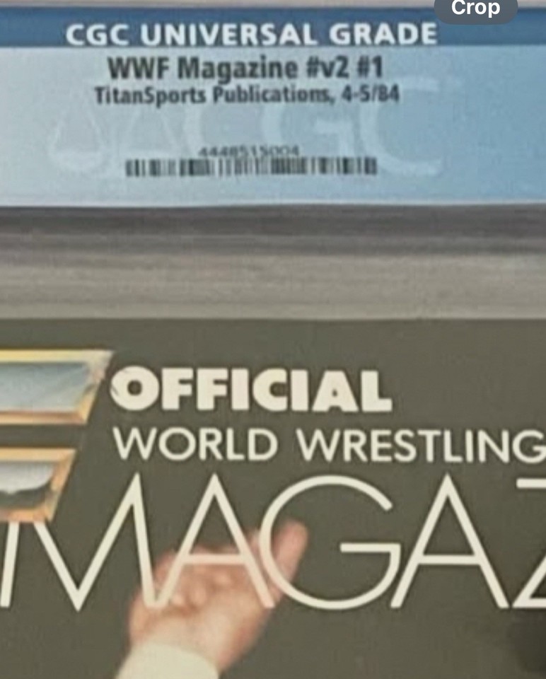WWF Magazine 1984 1st Edition Hulk Hogan Debut 1st Cover CGC 9.4 POP 2 ...