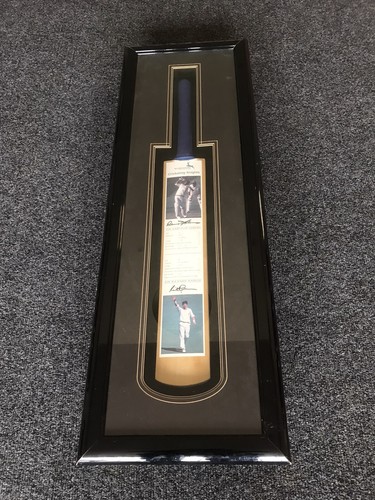 Signed Full Size Cricket Bat autographed by Sirs Gary Sobers and ...