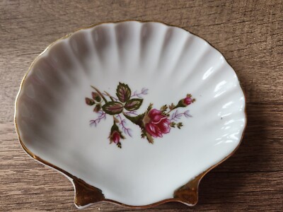 Vintage CM, Inc Chadwick Japan Rose Pattern Shell Shaped Dish | eBay