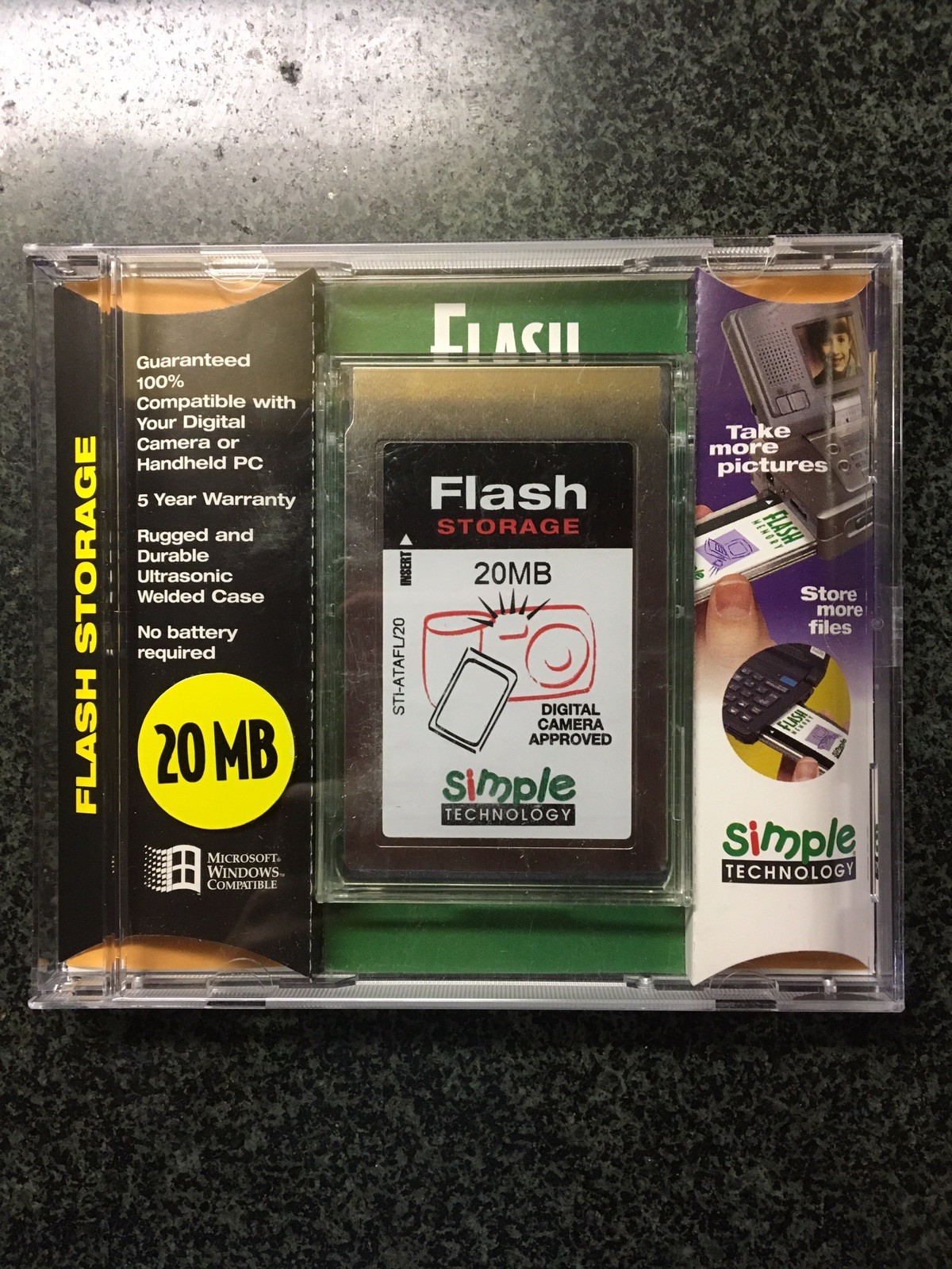 Simple Technology PCMCIA Flash Storage 20MB, Sealed | eBay