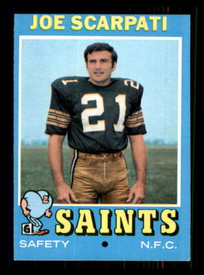 1971 Football Topps Joe Scarpati New Orleans Saints #173 | eBay