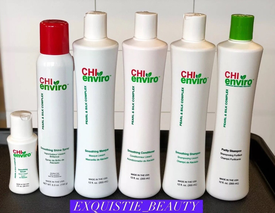 Chi Enviro Smoothing treatment highlight, colored, virgin, Shampoo, You ...
