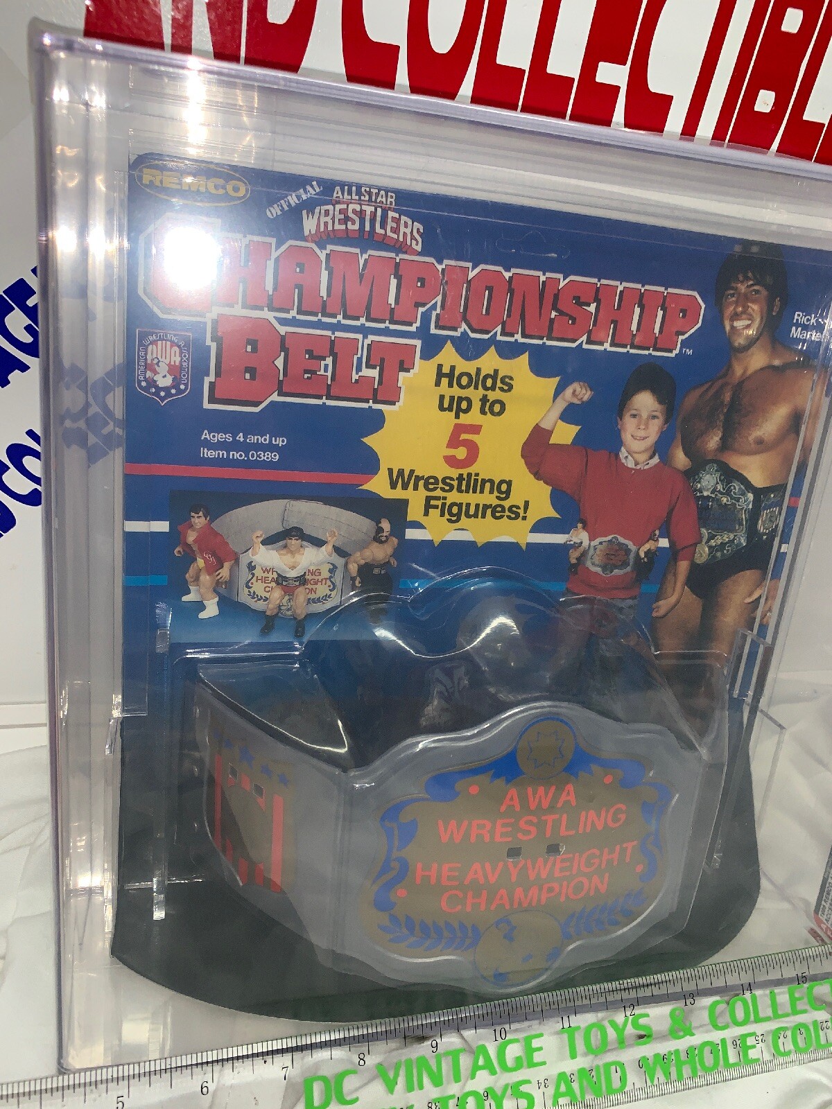 Vintage 1985 Rick Martel AWA Remco Toy Championship Belt AFA 80+ WOW ...