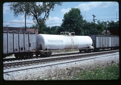 Railroad Slide - Procor PROX #23017 Tank Car 1992 Congress Park IL ...