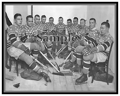 NHL 1925 New York Americans Team Picture Black & White 8 X 10 Photo Pic ...