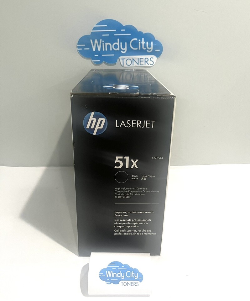 HP 51X Q7551X Black High Yield Toner For LaserJet P3005 M3027 mfp ...