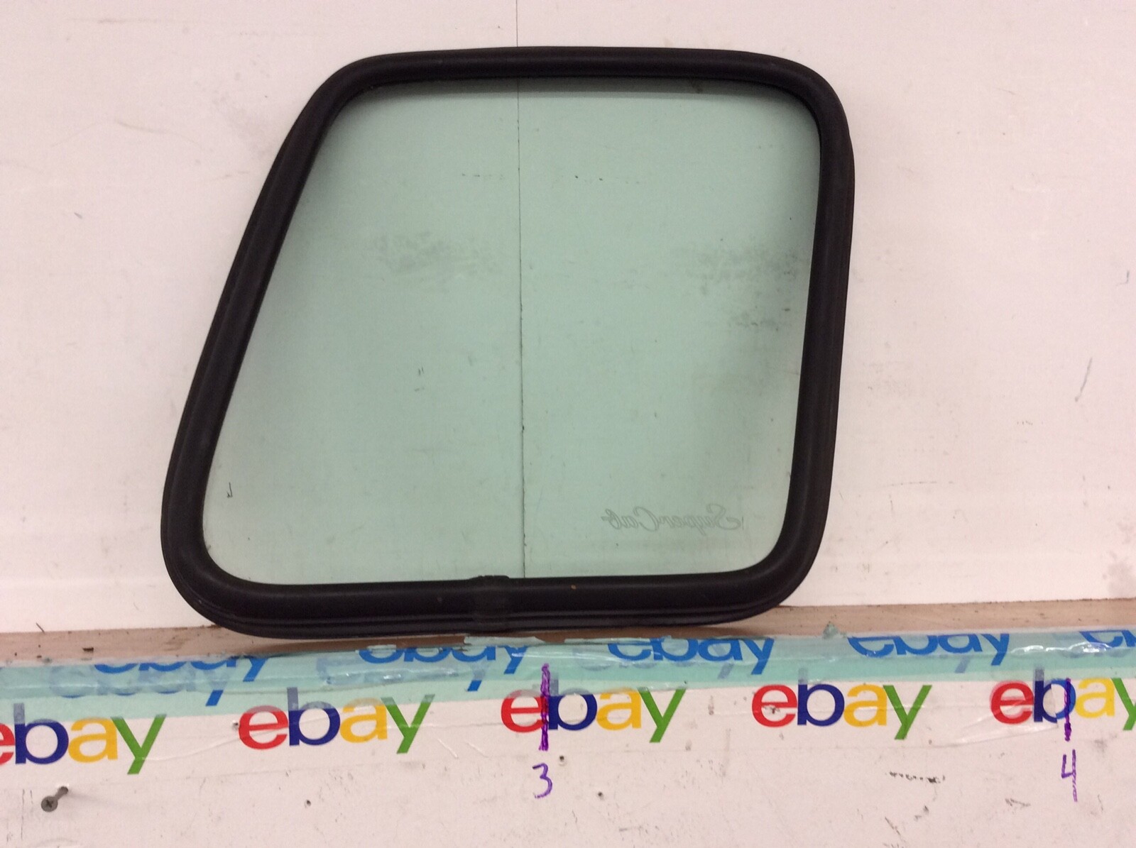 1973-1979 FORD F100 F150 F250 Super Cab Right Rear Quarter Glass Window ...