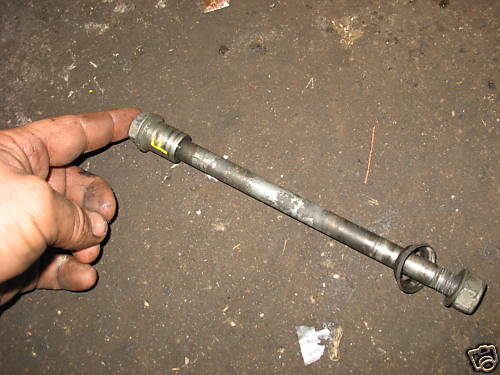 84 YAMAHA YZ80 YZ 80 FRONT AXLE AXEL | eBay