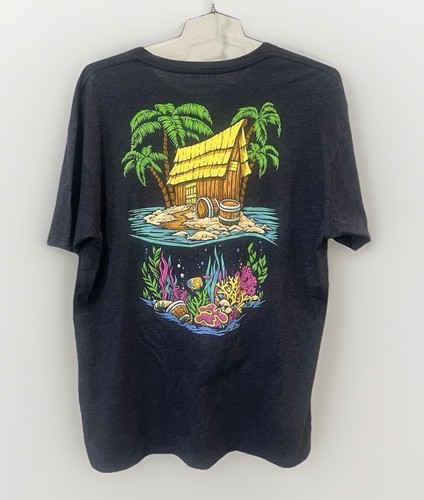 Into The AM Mens Graphic Print T-Shirt Shirt XL Back And Front Graphic ...