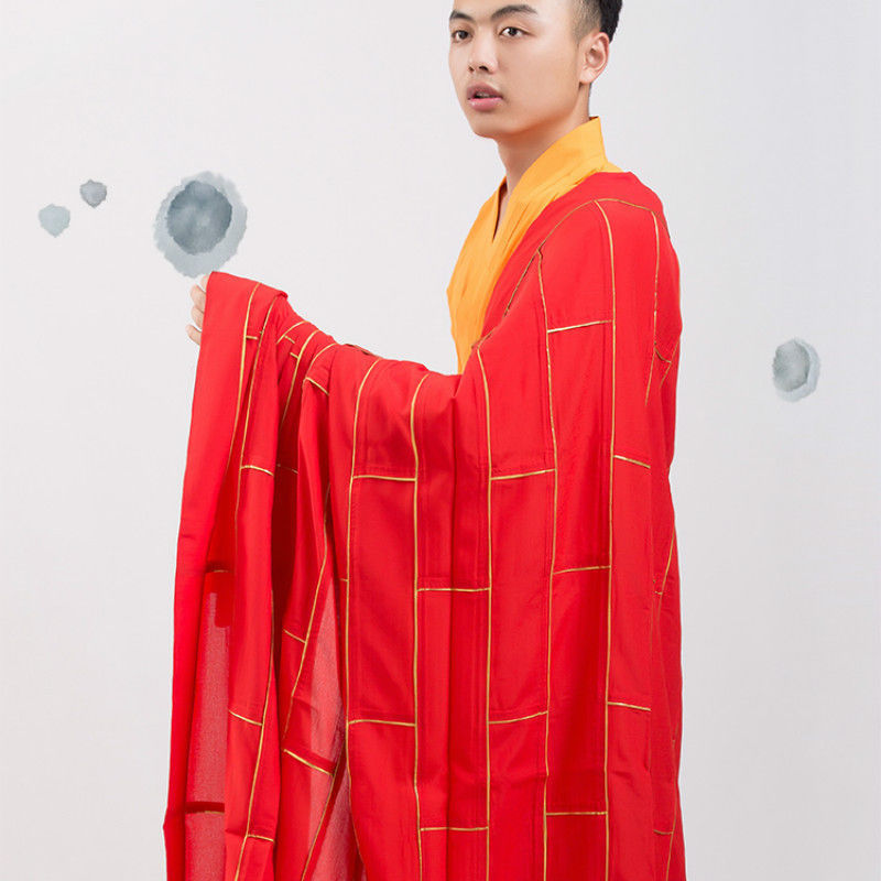 Kesa Monk Dress Zen Meditation Buddhist Priest Cassock Robes Shaolin ...