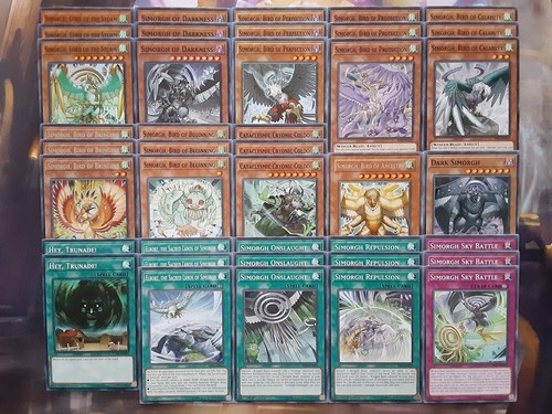 Yugioh Simorgh Deck 40 Card Dark Darkness Bird Complete Budget ...