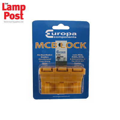 Europa MCB Lock - Pack of 3 - Locks MCBs RCBOs - Lock Off MCB's | eBay UK
