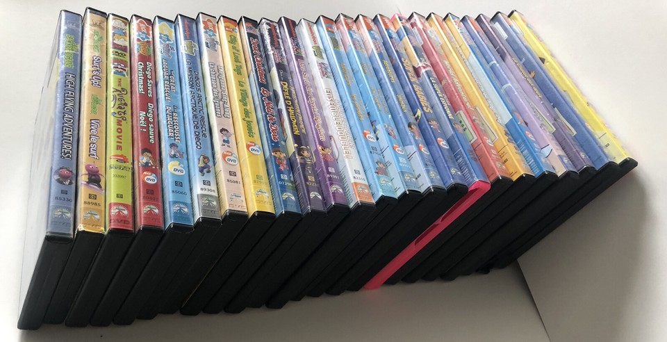 Nick Jr. Nickelodeon DVD Lot of 24 Dora The Explorer Diego ...
