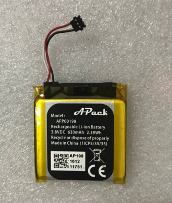 APP00198 New Genuine Li-ion Rechargeable Battery Akku For Apack 630mAh ...