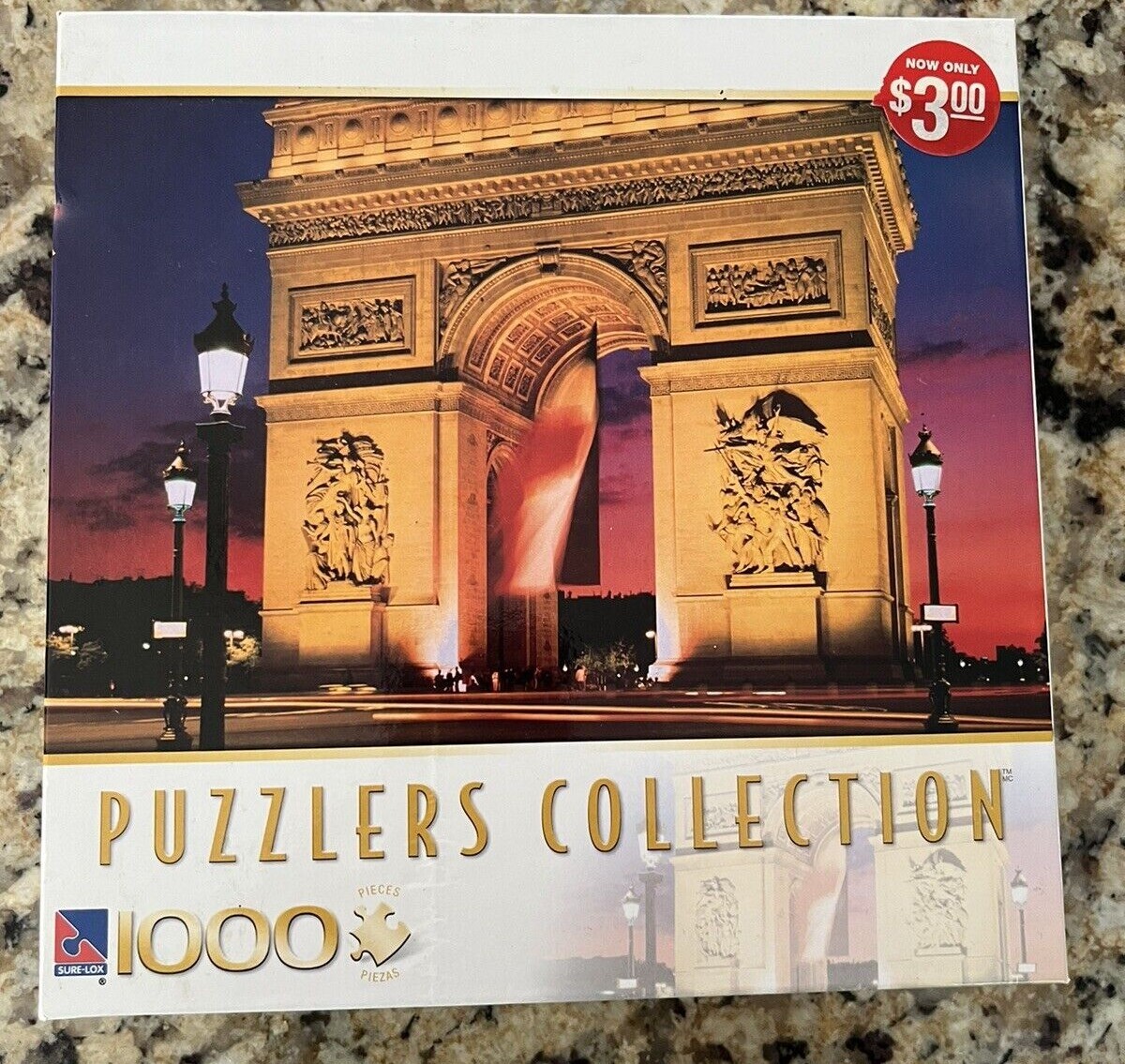 Puzzlers Collection 1000 Piece Puzzle Of The Arc de Triomphe 2007 NIB ...