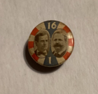 1896 William Bryan and Arthur Sewall Political Jugate 13/16” Lapel Tab ...