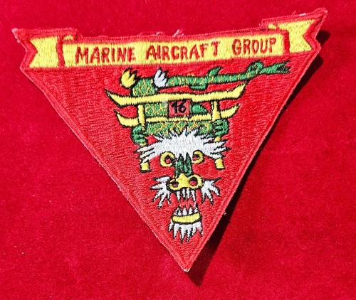Vintage USMC Marine Aircraft Group MAG Squadron 16 Patch | eBay