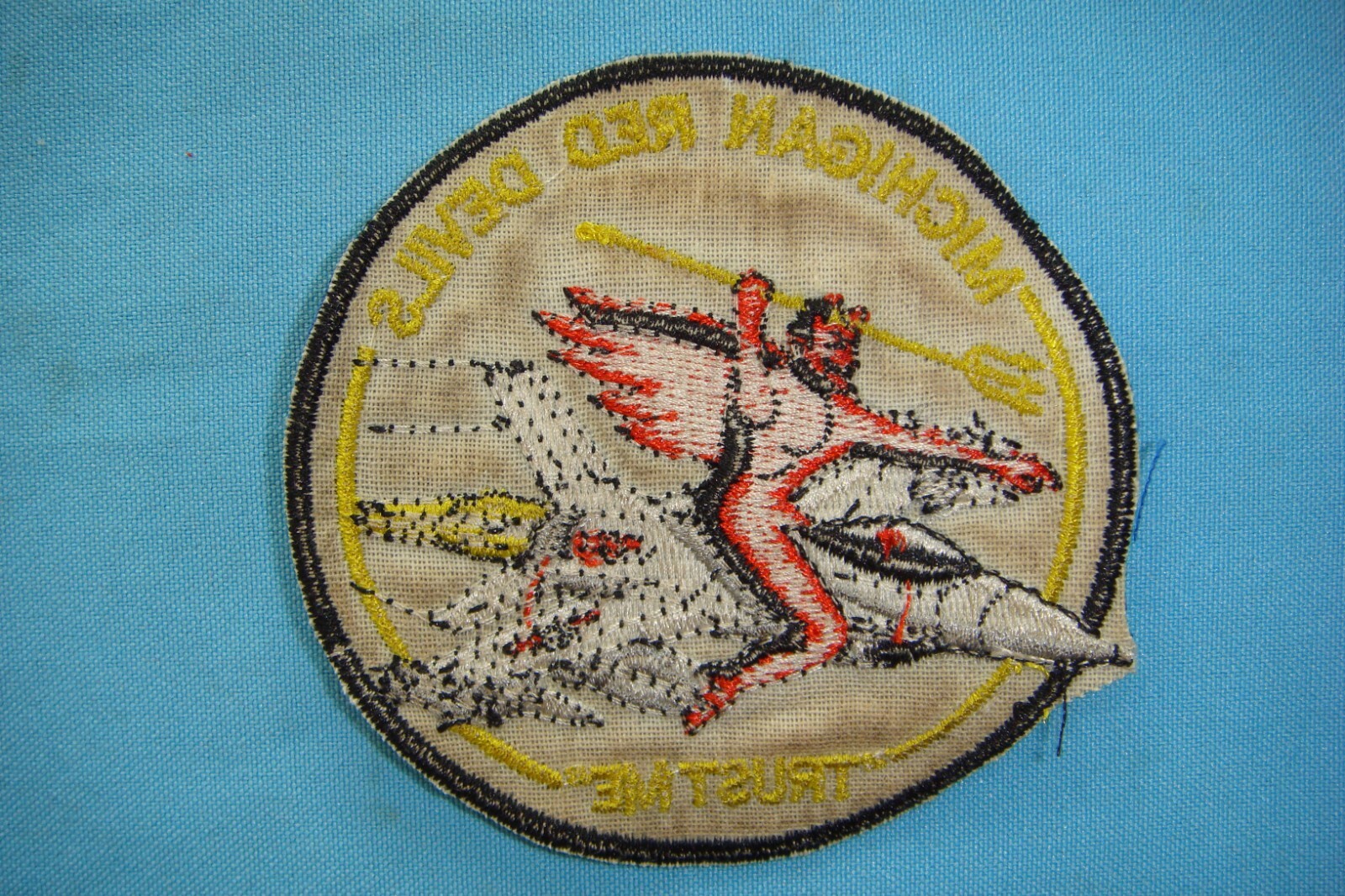 USAF PATCH 107th FIGHTER SQUADRON MICHIGAN RED DEVILS AT SELFRIDGE | eBay