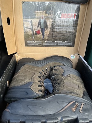 Rocky Blizzard Stalker Steel Toe Waterproof 1200G Insulated Work Boot ...